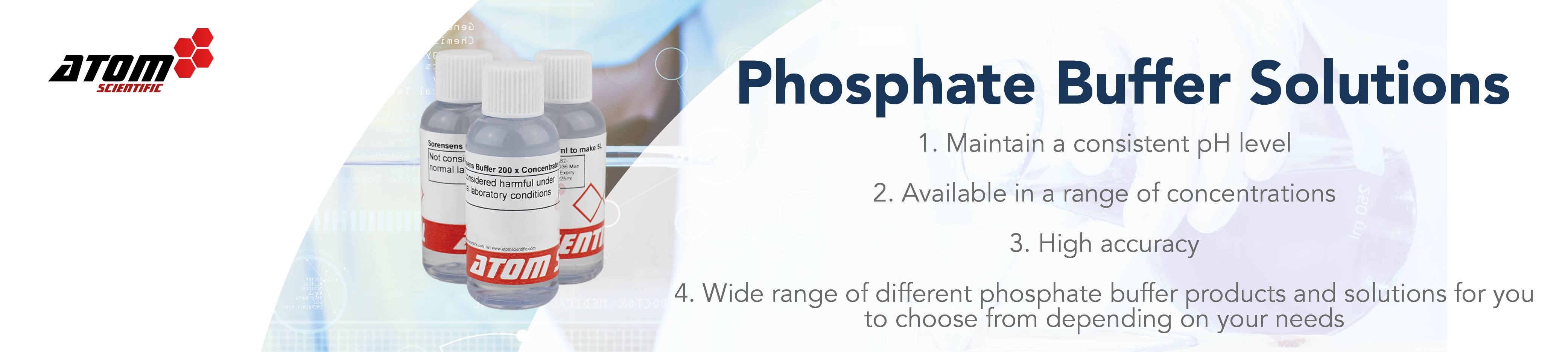 Atom Scientific | High Quality UK Made Chemicals and Labware Products